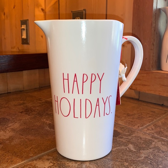 Rae Dunn | Kitchen | Rae Dunn Happy Holidays Melamine Pitcher | Poshmark